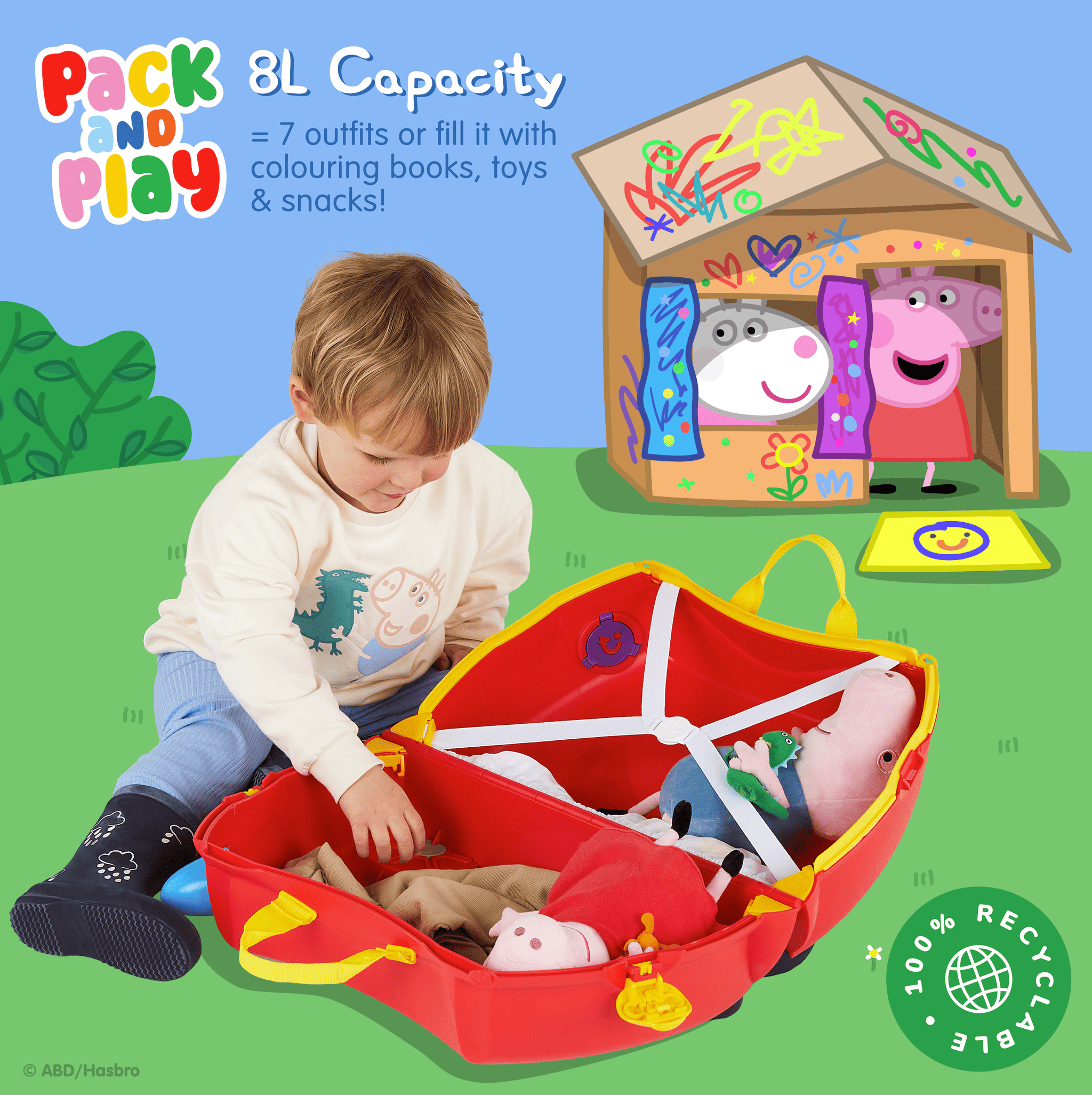 Peppa Pig Trunki Suitcase: Fun Travel for Kids