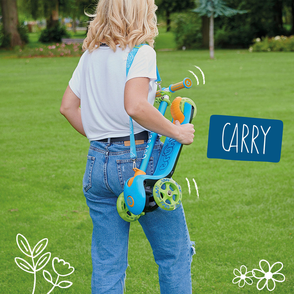 Trunki Folding Scooter - Small - Blue