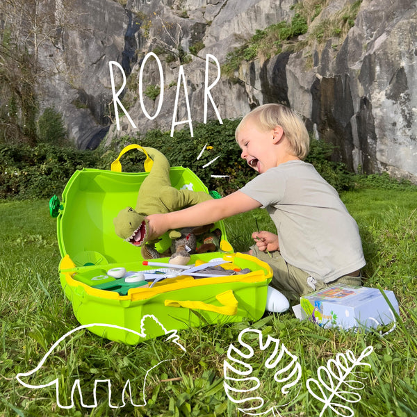 Trunki Ride-On Suitcase – Dudley the Dinosaur