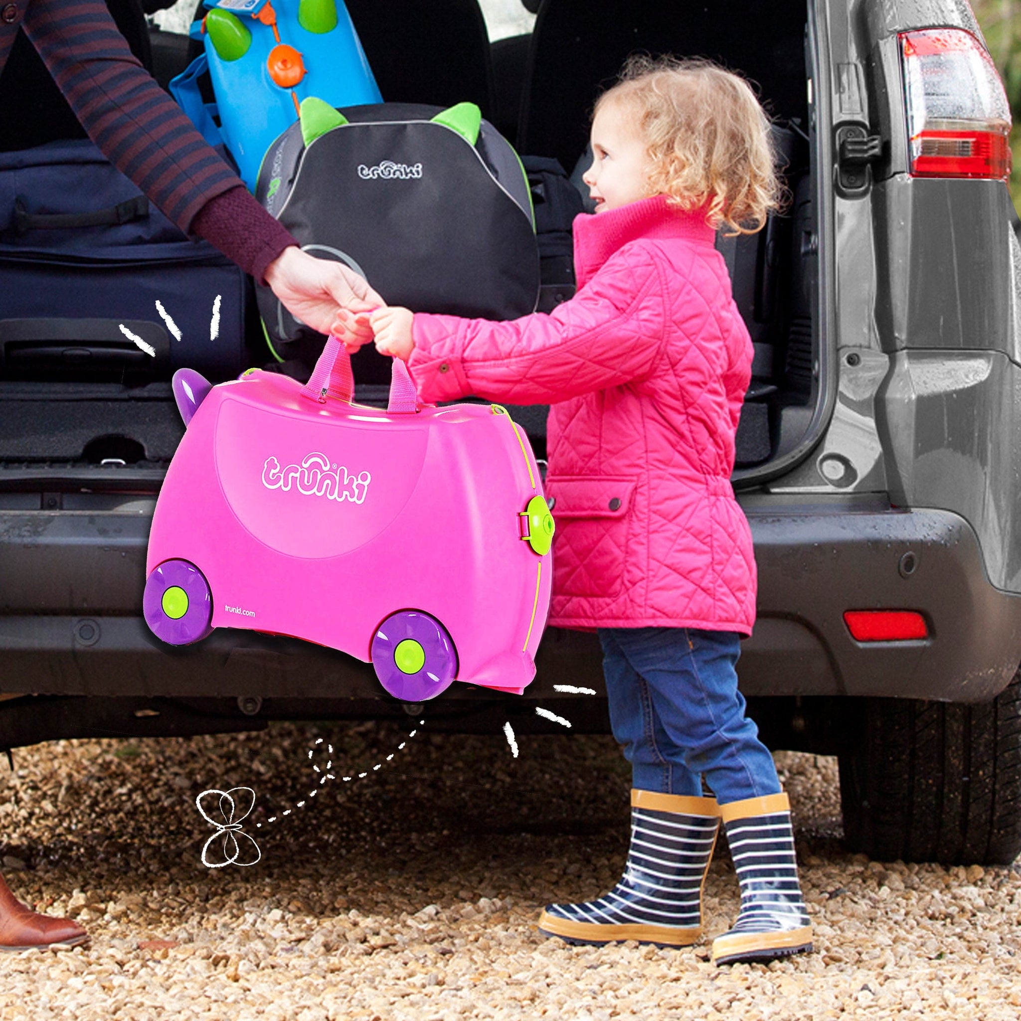 Trunki Ride-On Suitcase – Trixie