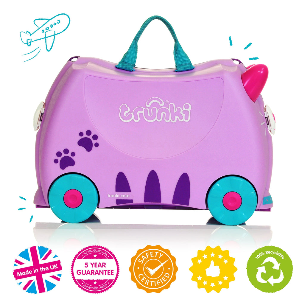 Trunki Ride-On Suitcase – Cassie The Cat