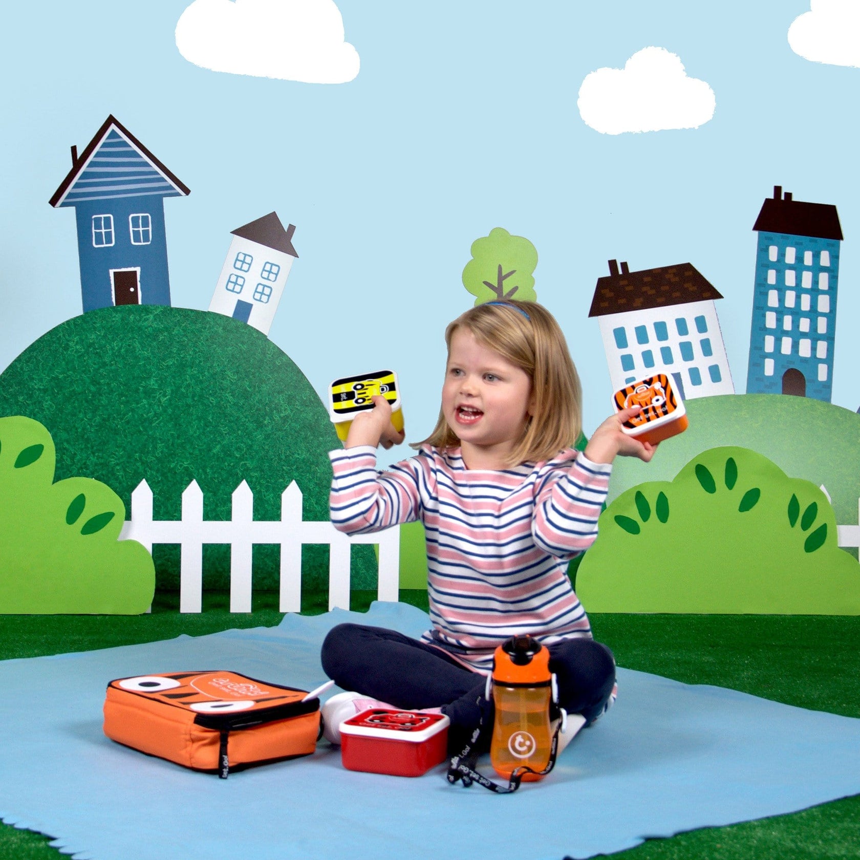 Snack Pots Animals| Kids Lunch Box & Snack Box for School